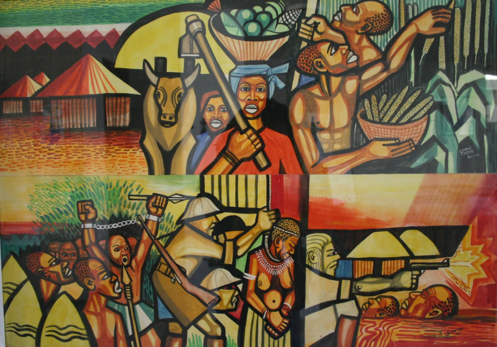 Liberation , by Zimbabwean artist George Nene in 1984, National Gallery ...